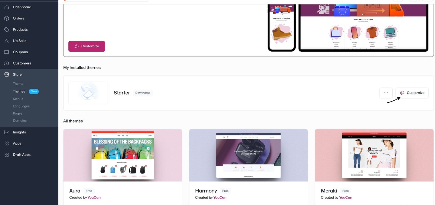 Create Your First Theme on YouCan | YouCan Developer
